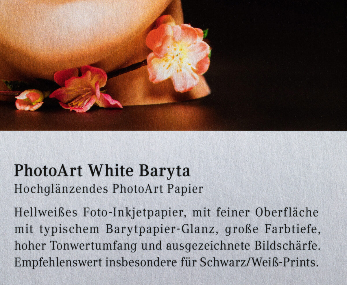 PhotoArt White Baryta - Rauch Papiere